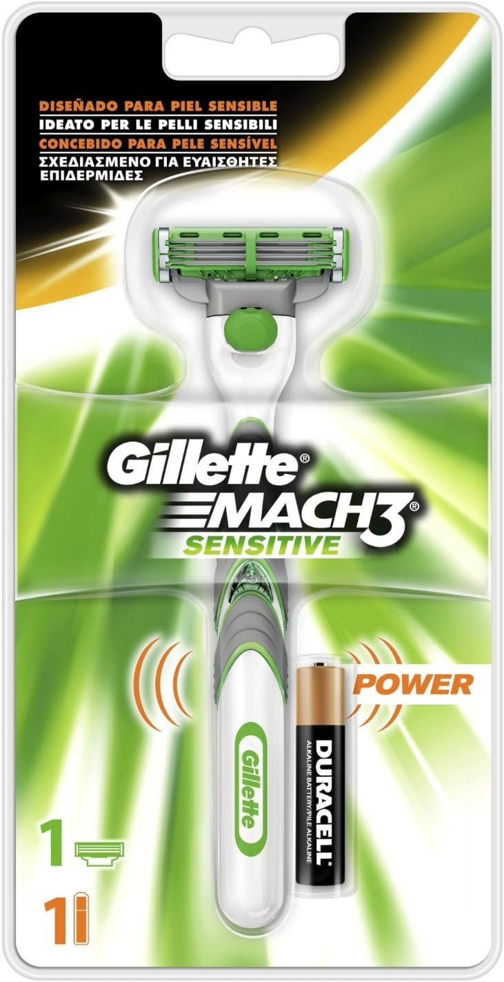 Gillette Mach 3 Sensitive Men’s Razor: Amazon.co.uk: Grocery