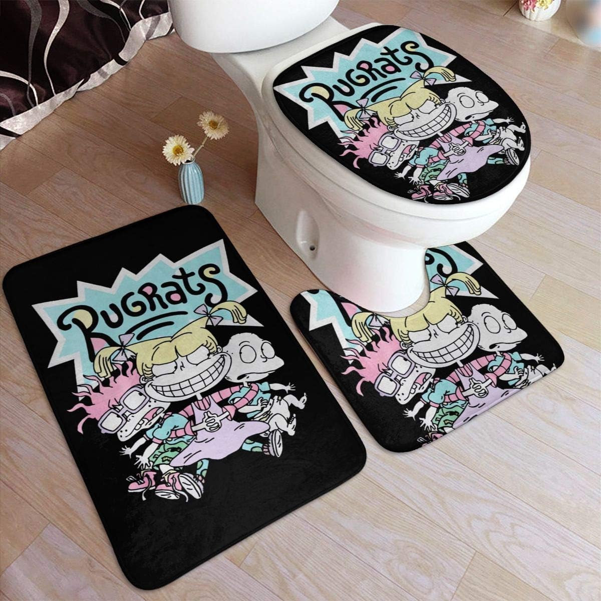 Amazon.com: liuyunfeiyu Nickelodeon Rugrats Bathroom Rug Mats Set 3 ...