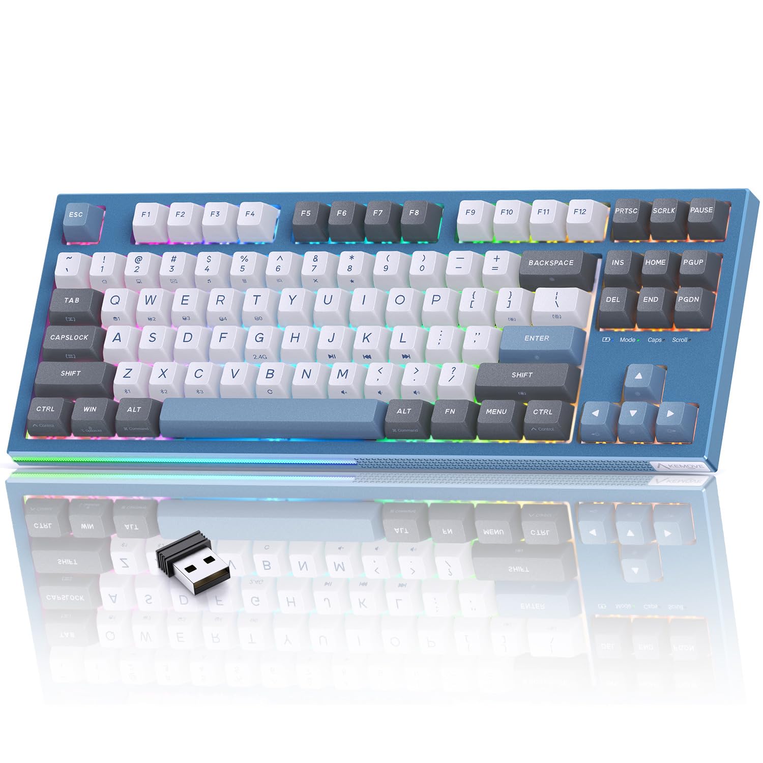 Mua K87 Wireless TKL Mechanical Gaming Keyboard, Hot-swappable, RGB ...