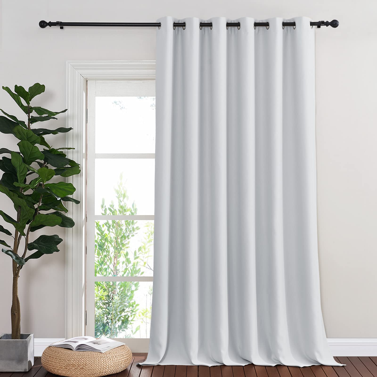 NICETOWN Room Darkening Patio Door Curtain for Living Room Darkening ...