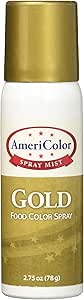 Amazon.com: Americolor Food Color Spray, 2 3/4-Ounce, Gold: Kitchen ...