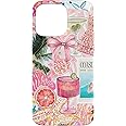 Amazon.com: iPhone 15 Pro Max Summer Coastal Coquette Cocktail Palm Tree & Pink Bow Case : Cell ...