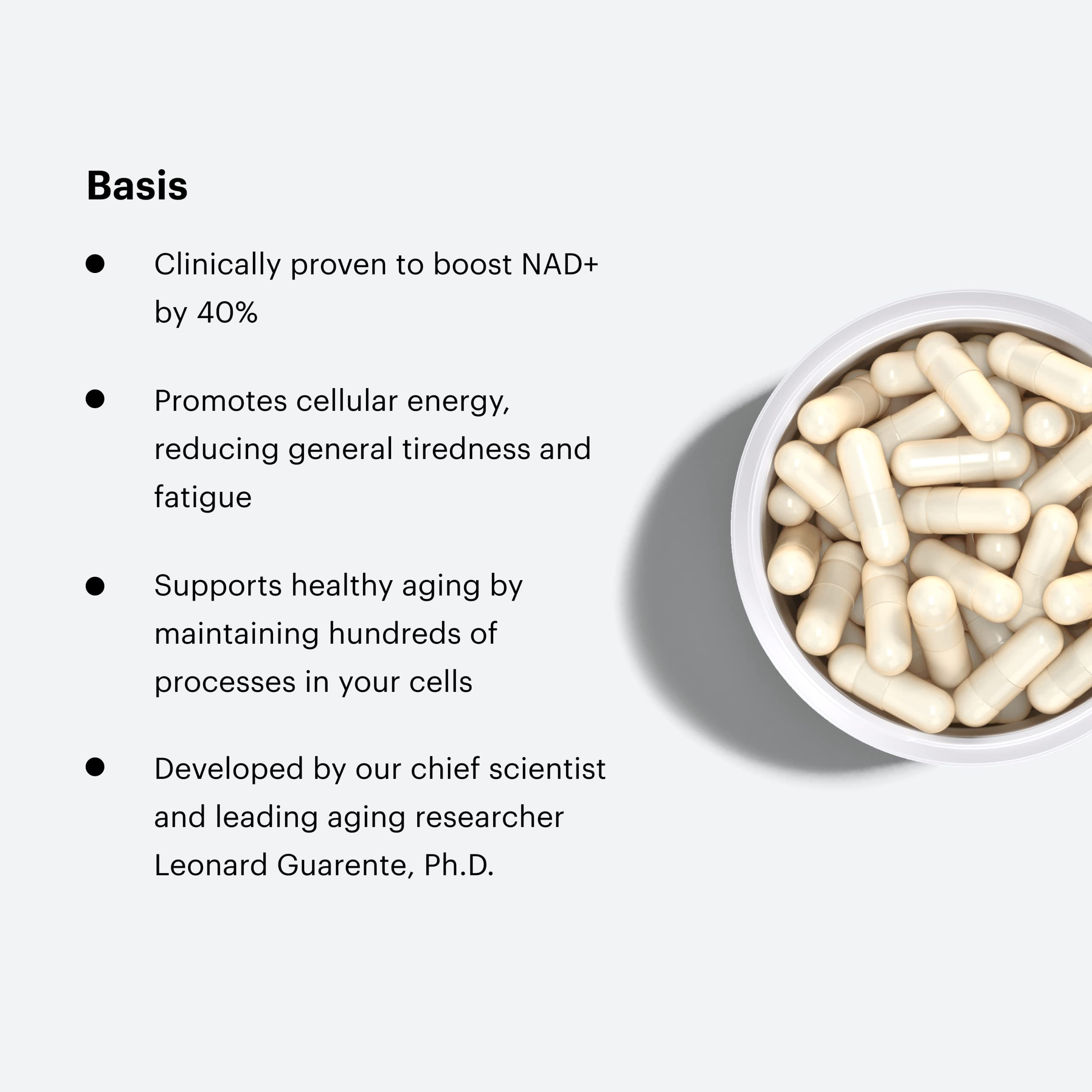 Mua ELYSIUM Basis NAD Plus Supplement 30 Servings - with Nicotinamide ...