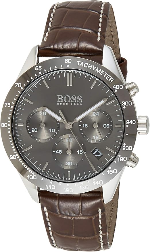 Hugo BOSS Reloj Cronógrafo para Hombre de Cuarzo con Correa en Cuero ...