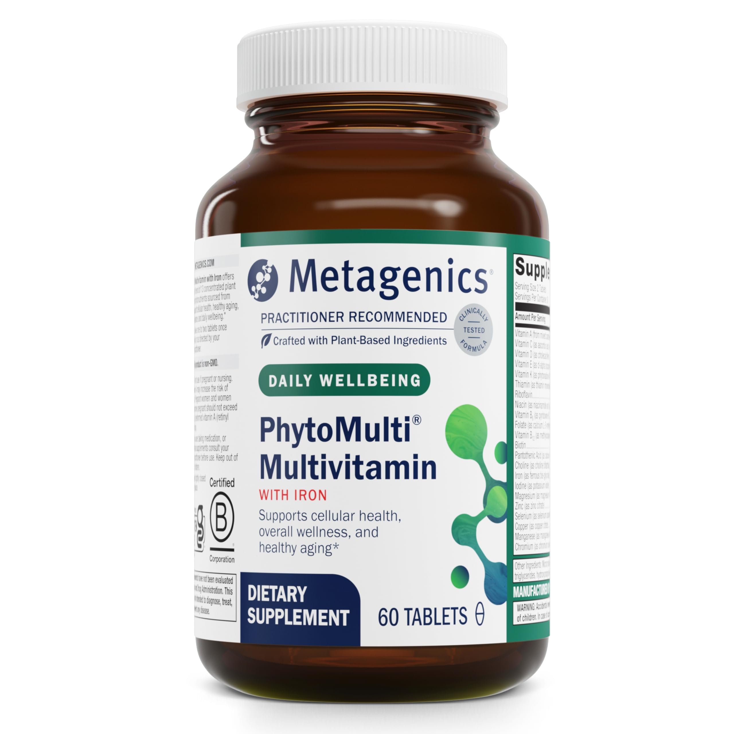 Mua Metagenics PhytoMulti Multivitamin with Iron - Daily Multivitamins ...