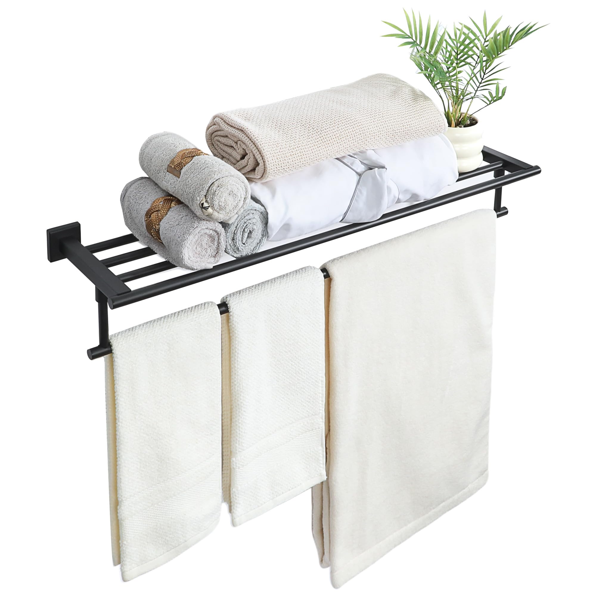 Alise 32 Inch Towel Racks for Bathroom, Towel Rack Wall Mounted with ...