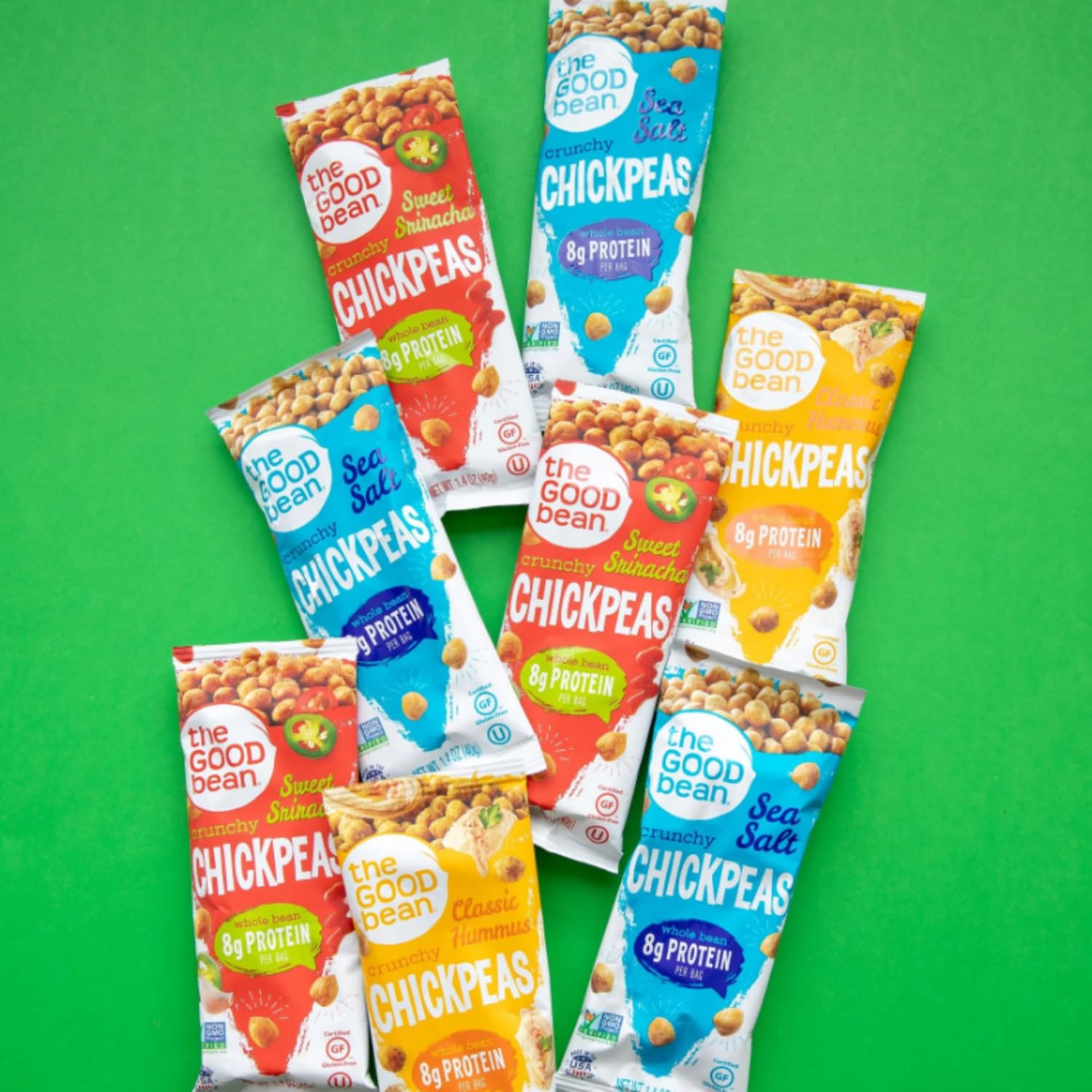 Mua The Good Bean Crunchy Chickpeas - Sweet Sriracha - (10 Pack) 1.4 oz ...