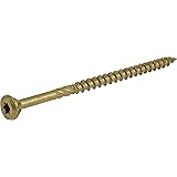 Amazon.com: Power Pro 48606 Wood Screws, #8 x 1-1/2", Premium Outdoor ...