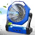 Amazon.com: Misting Fan Portable, Outdoor Fan for Patio Rechargeable ...