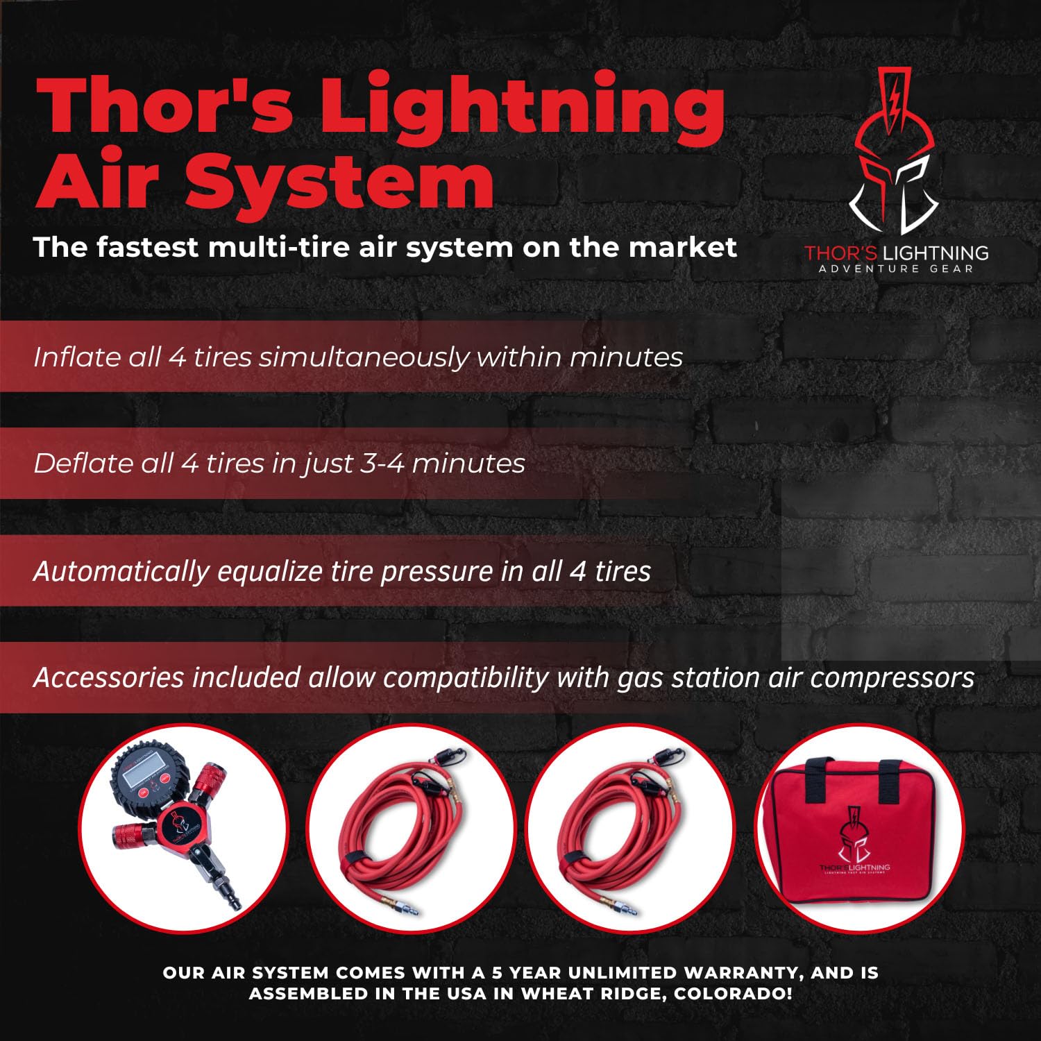 Mua Rapid 4-Tire Inflation/Deflation System (Thor's Lightning Lock-On ...