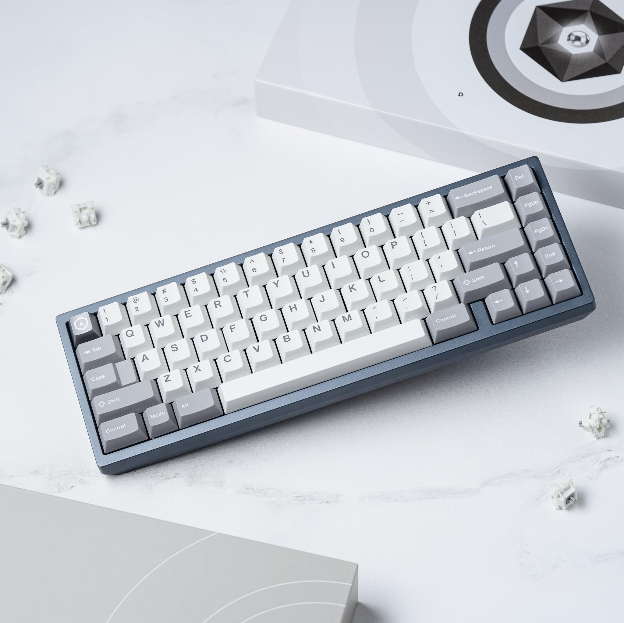 Mua Mode Anthracite Custom Mechanical Keyboard Keycap Set - Doubleshot ...