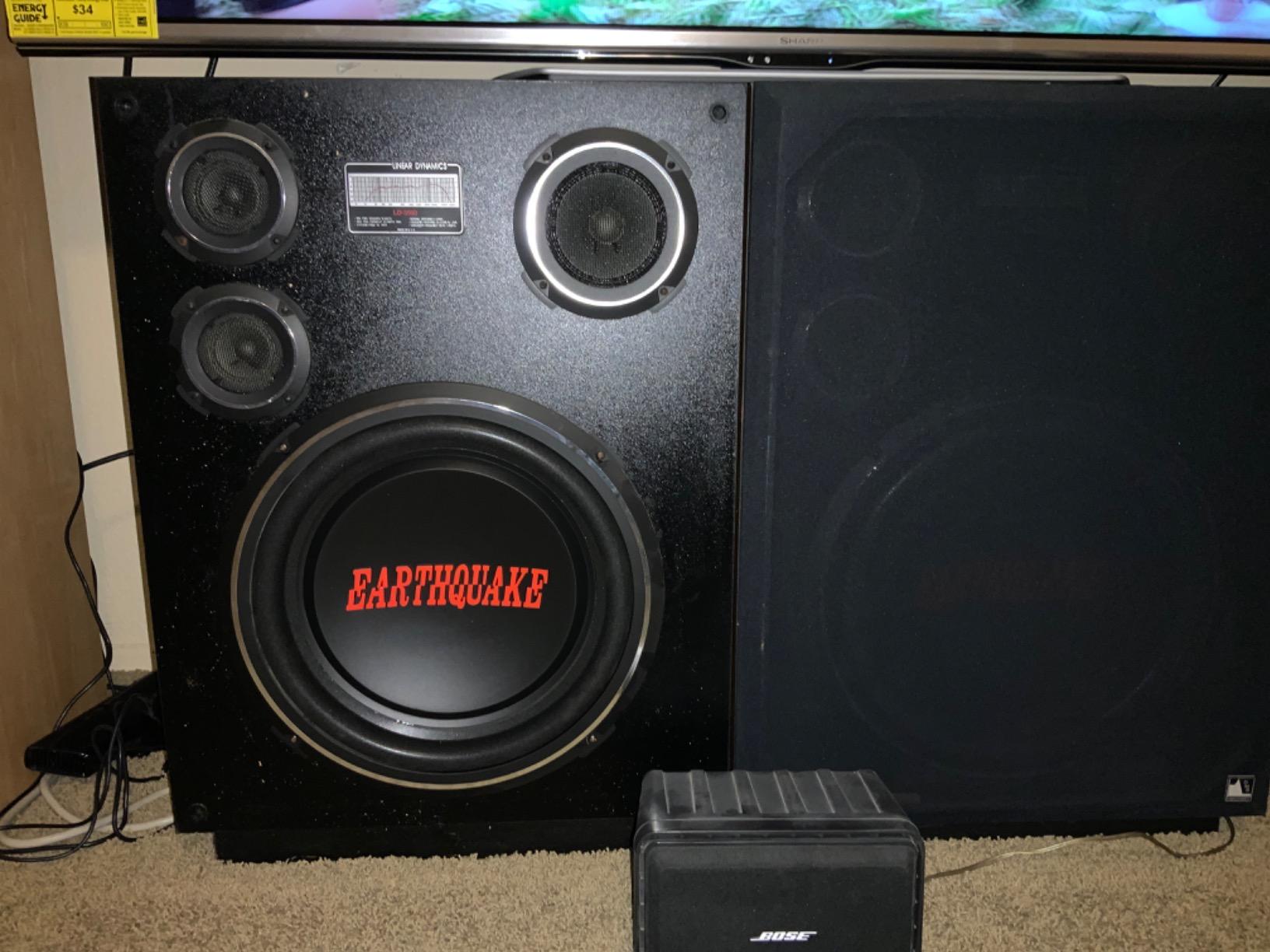 $28/mo - Finance Earthquake Sound Tremor-X15D4 15-inch Dual Voice Coil ...