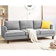 Amazon.com: Gericco 89" 3-Seater Sofa, Deep Seat Sofa with Comfy ...