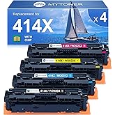 Amazon.com: 414A Toner Cartridges 4 Pack MFP M479fdw with Chip Compatible Replacement for HP ...
