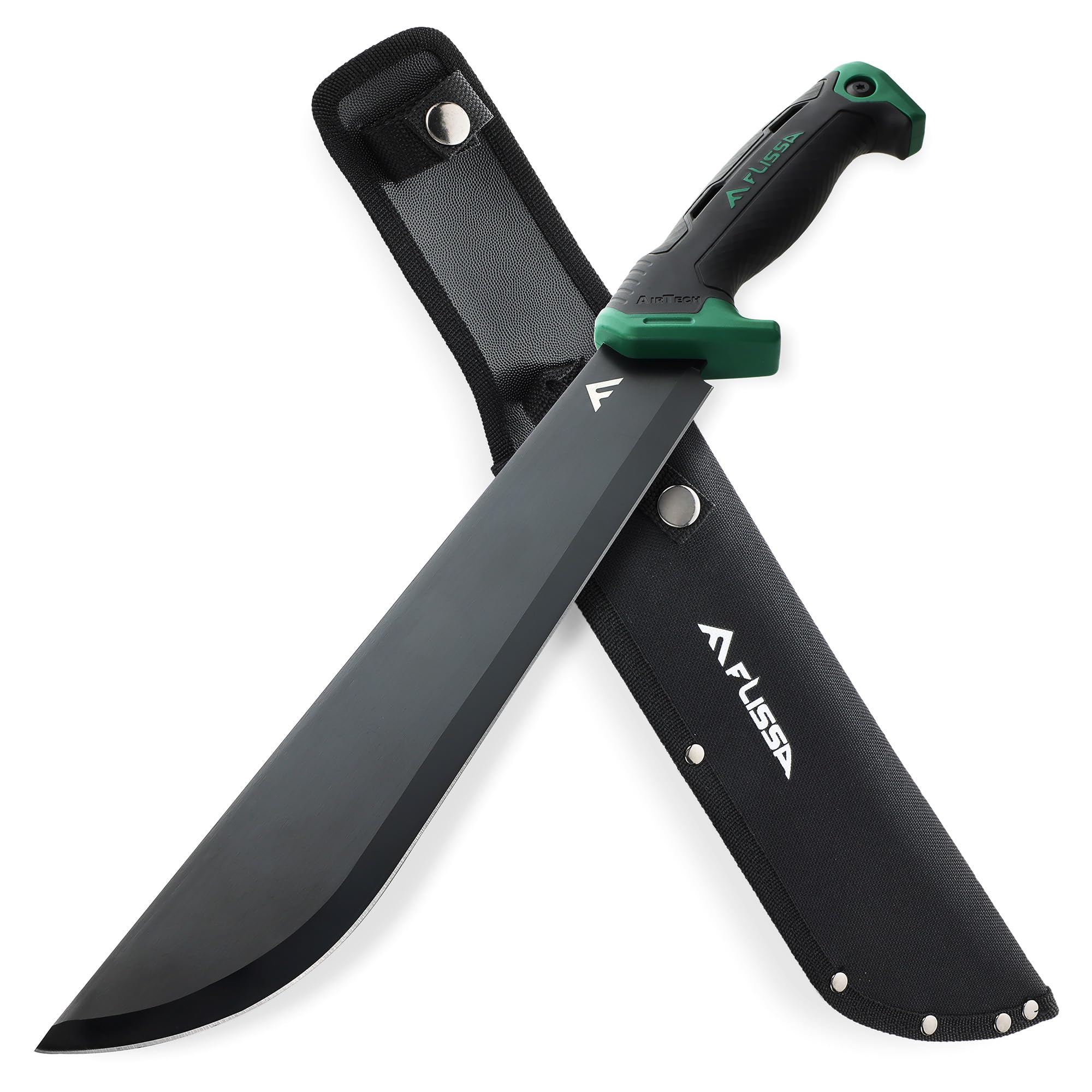 FLISSA Machete, 11'' Sharp Machete for Yard Work, Ergonomic Air Tech ...