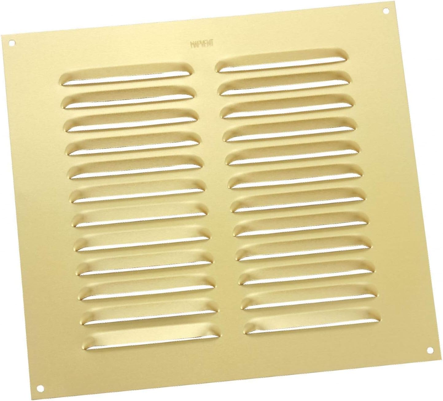 9" x 9" Louvre Vent Brass Anodised Aluminium / Metal Ventilation Grille ...