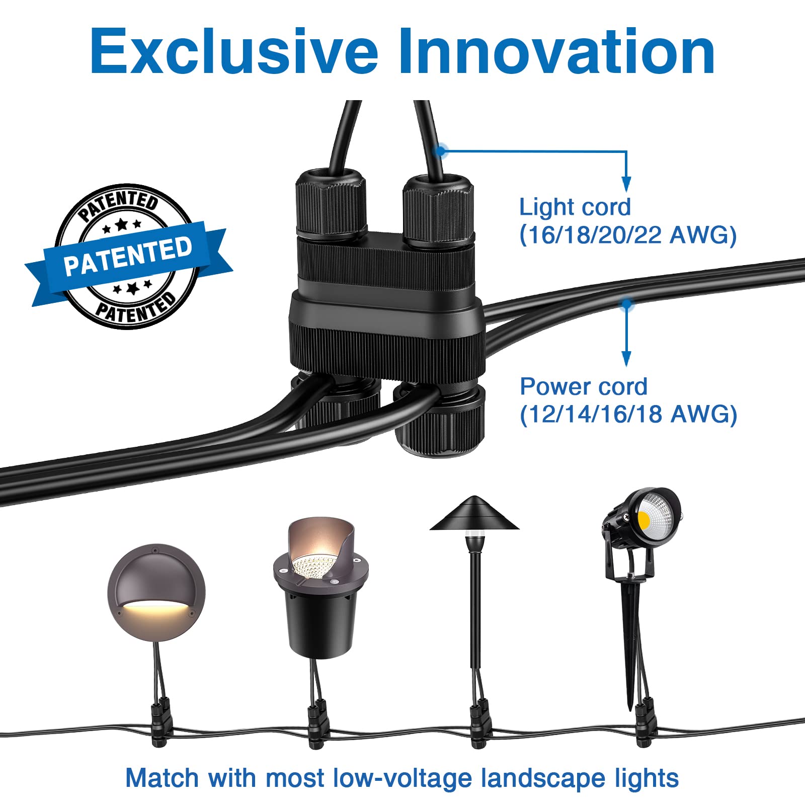 Mua SUNVIE Low Voltage Wire Connector Fastlock2 Landscape Lighting Wire ...