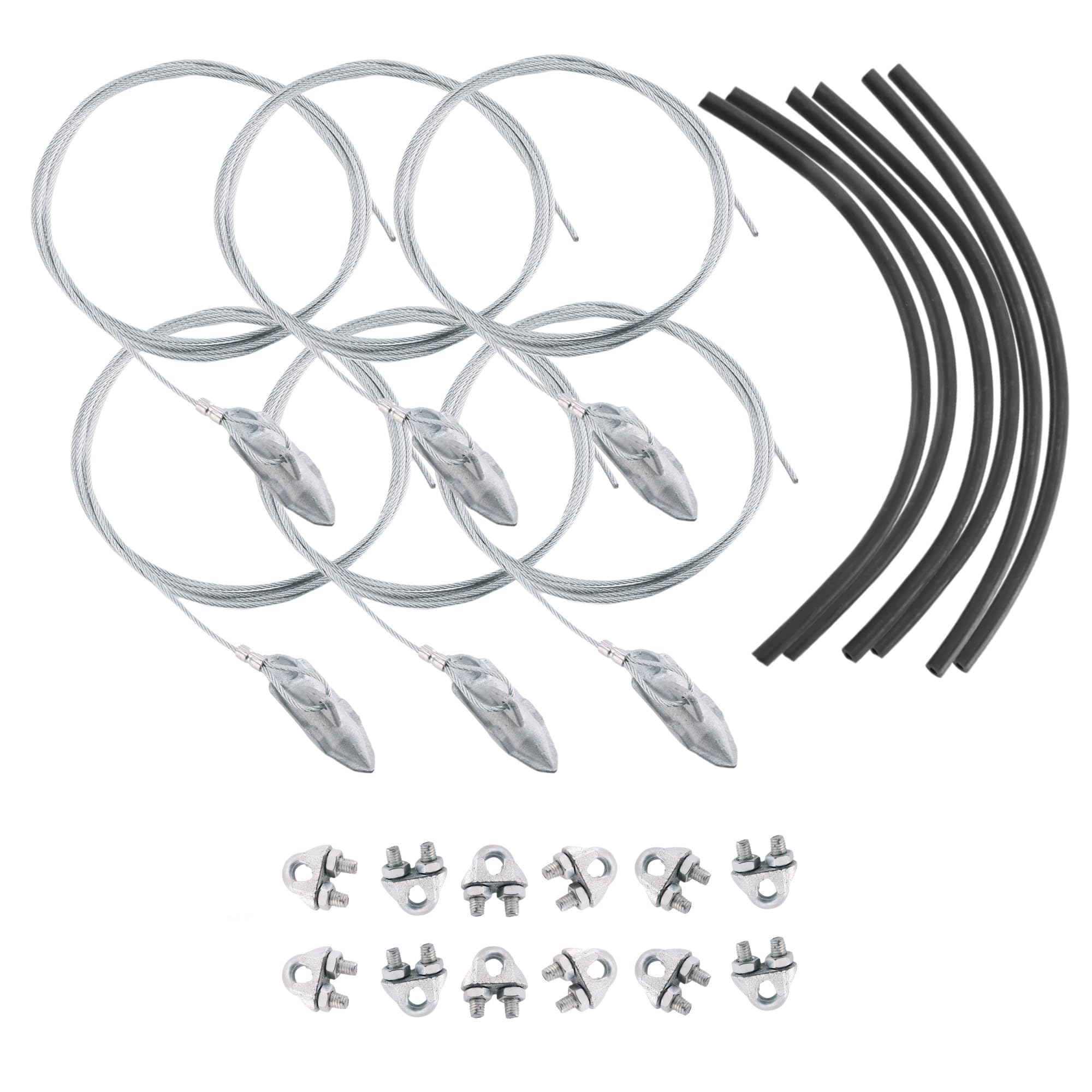 Tree Guying Anchor Kit Fixing System with 12ft Cable, Easy Hook Anchor ...