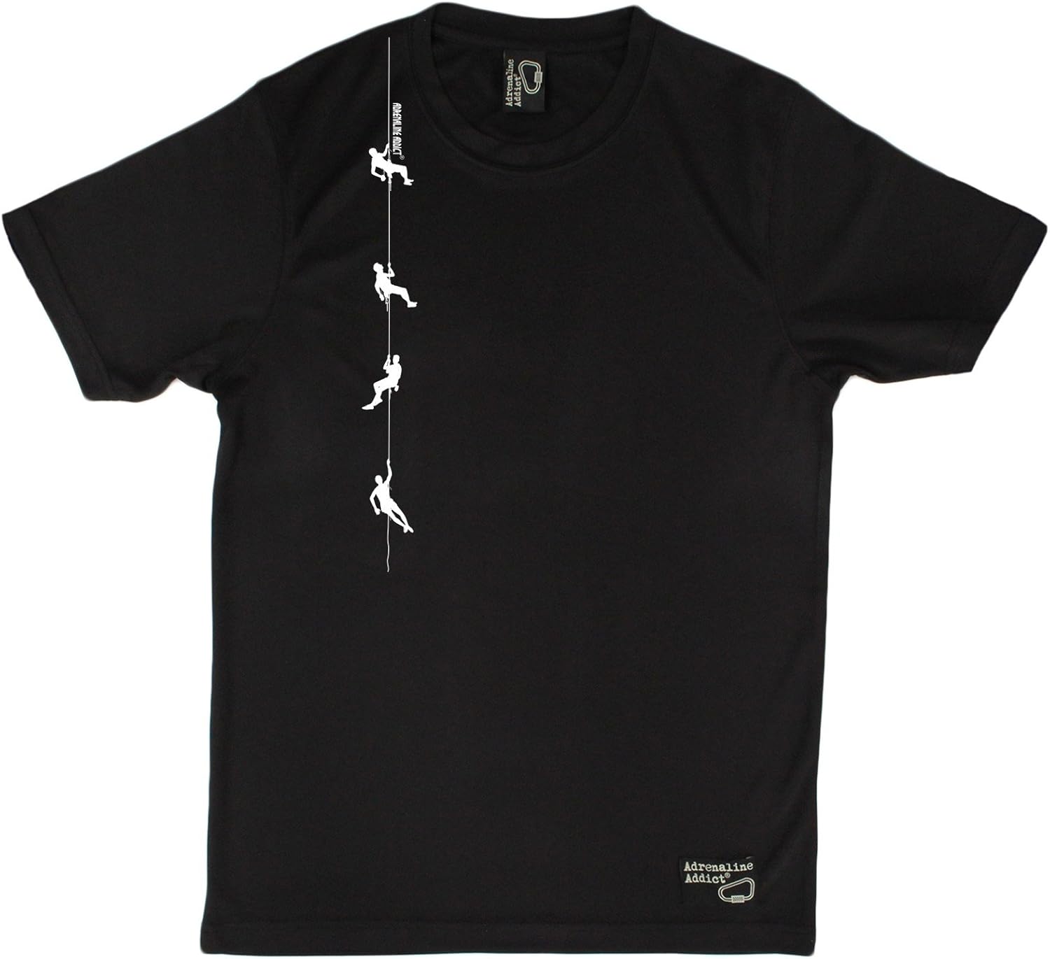 Men's - Climbers on Rope - Premium Dry Fit Breathable Sports T-Shirt ...