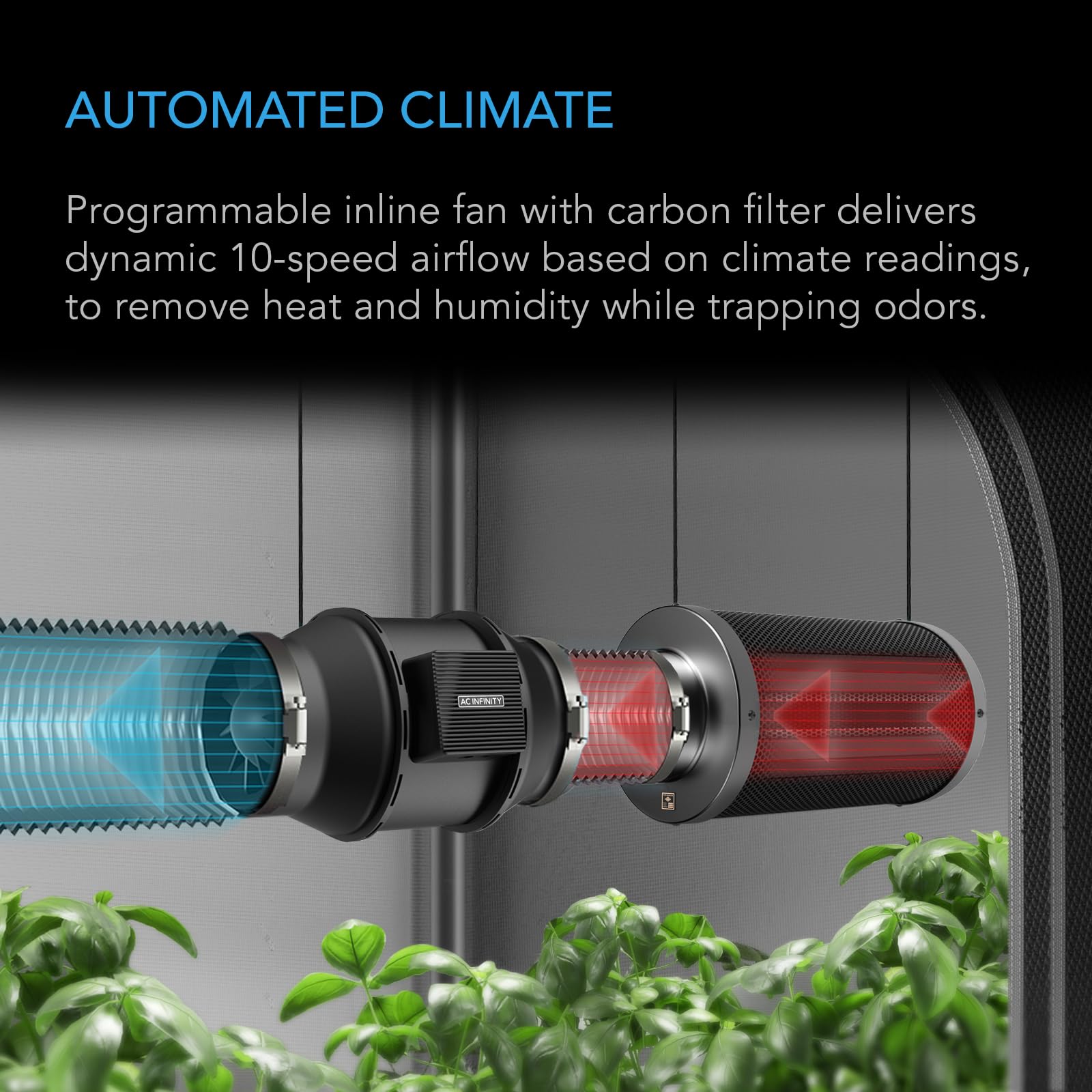 Mua AC Infinity AI Grow System Compact 2x2, 1-Plant Kit w/Self-Learning ...