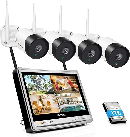 5MP Wireless CCTV Camera System,Jennov Wirless Security: Amazon.co.uk ...