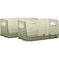Amazon.com: Carter Von Home 2-Pack Clear Diamond Stackable Storage Bin ...