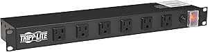 Tripp Lite RS1215-RA Power Strip Rackmount Metal 120V 5-15R Right Angle ...