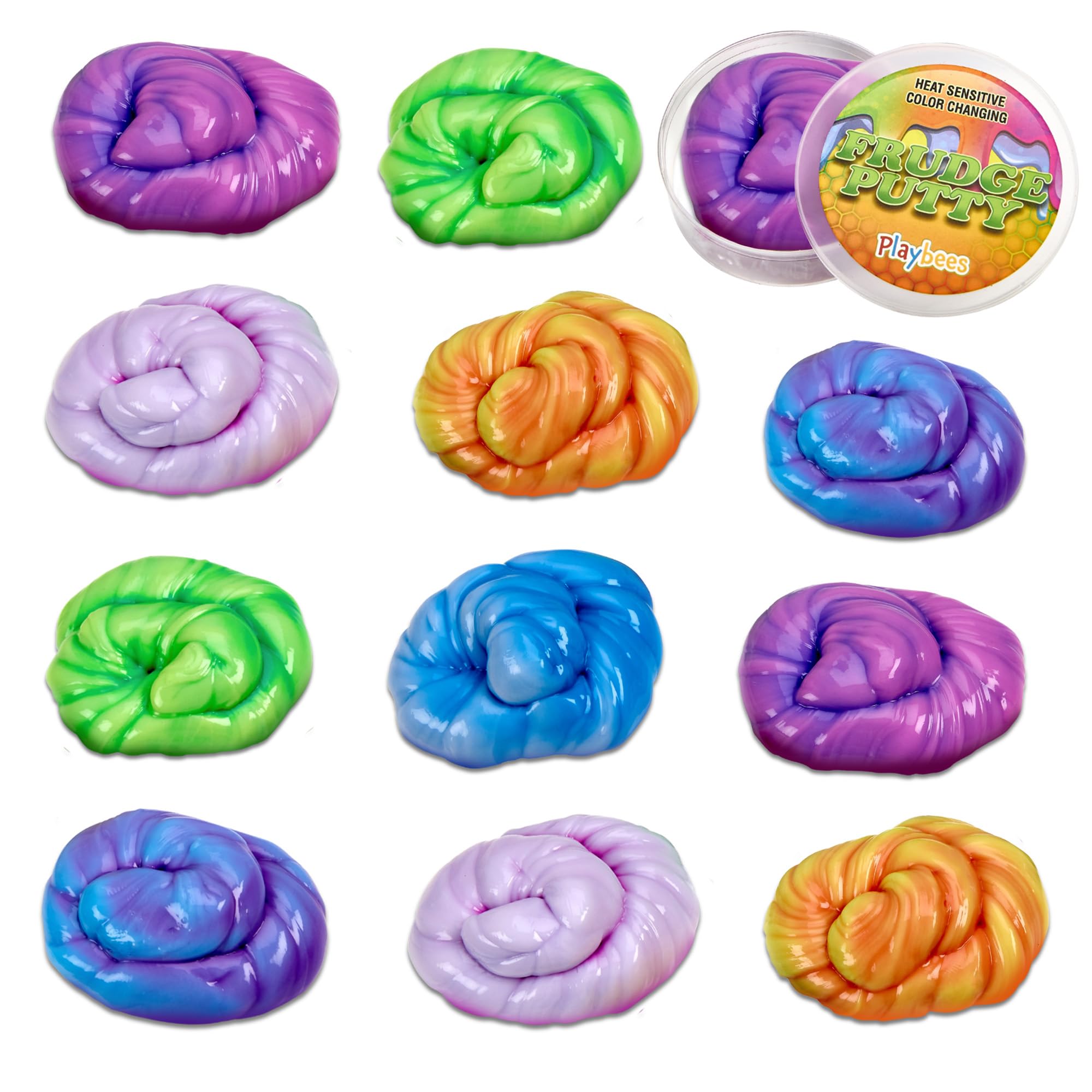 Mua Playbees Color Changing Therapy Putty 12 Pack - Silly Mini Putty ...