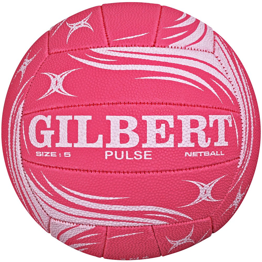 Gilbert Pulse Netball - Size 5 Pink and White: Amazon.co.uk: Sports ...