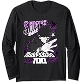 Amazon.com: Mob Psycho 100 Shigeo Purple Premium T-Shirt : Clothing ...