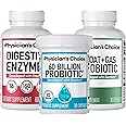 Amazon.com: Physician's CHOICE 60 Billion Probiotic 30ct + Bloat & Gas ...