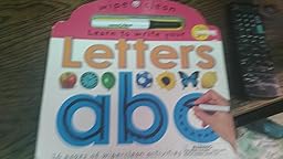 Amazon.com: Wipe Clean: Letters (Wipe Clean Learning Books ...