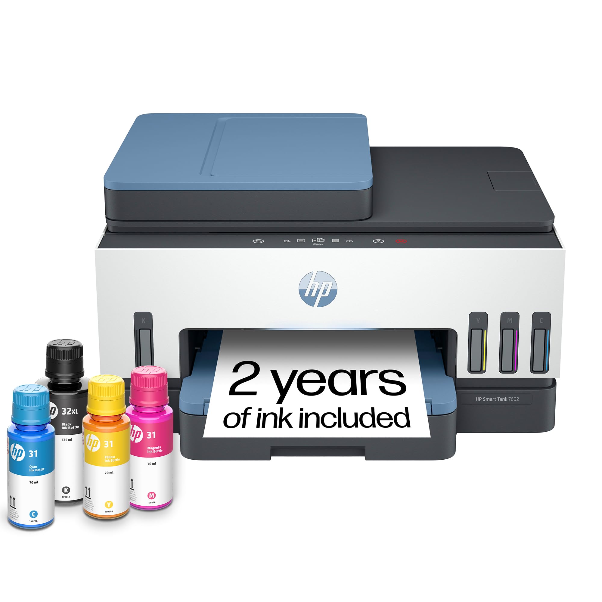 HP Smart Tank 7602 Wireless All-in-One Ink Tank Printer, Scanner ...