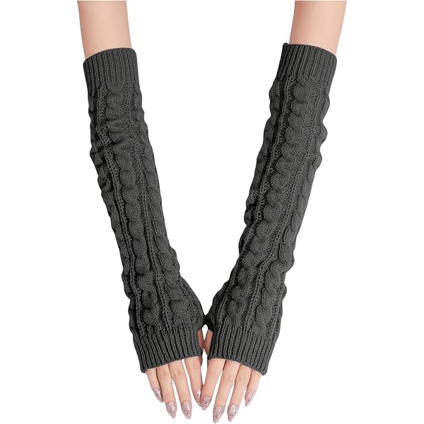 White Leather Opera Gloves DooWay Women Fashion Super Long Leather ...