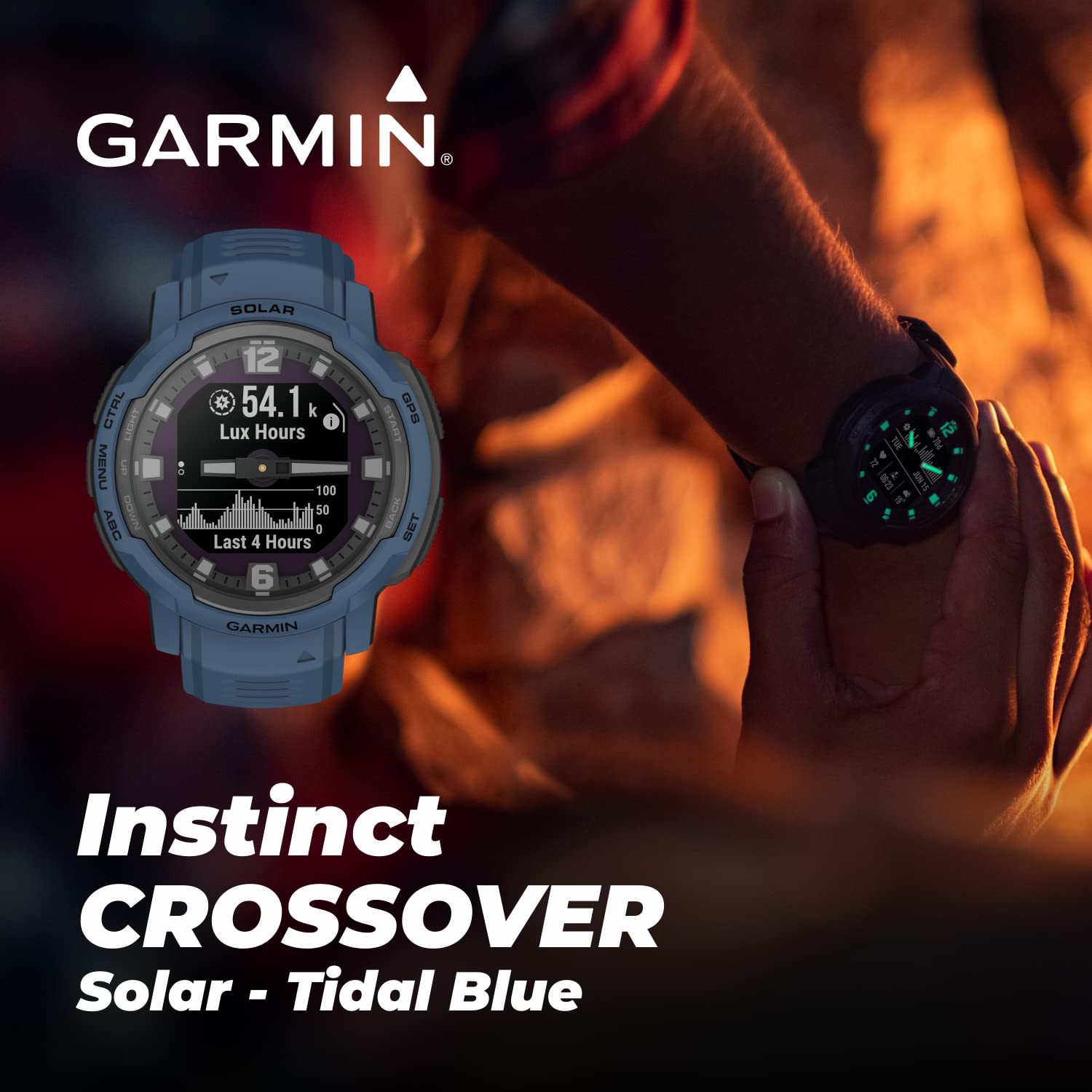 Mua Wearable4U - Garmin Instinct Crossover Solar, Rugged Hybrid ...