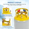 30 LB Refrigerant Recovery Tank for R12, R22, R134A, R410A Refrigerant ...