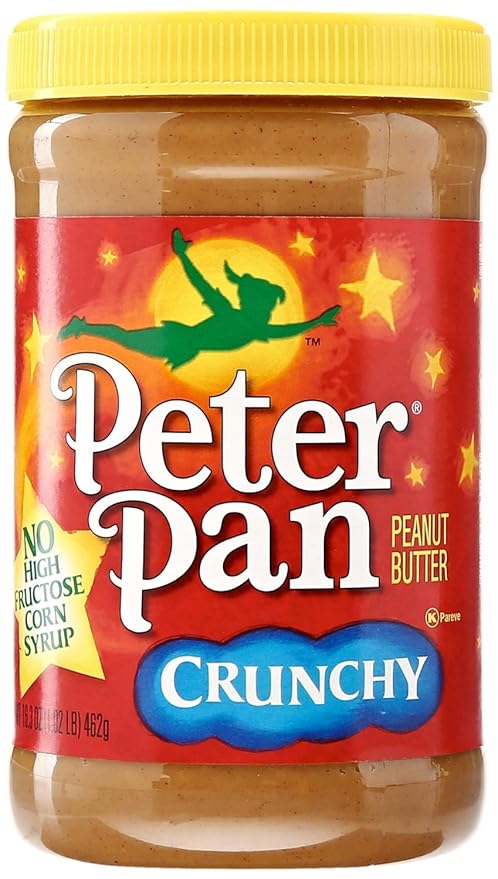 Amazon.com : Peter Pan Peanut Butter Crunchy 16.3 oz (Pack of 12 ...