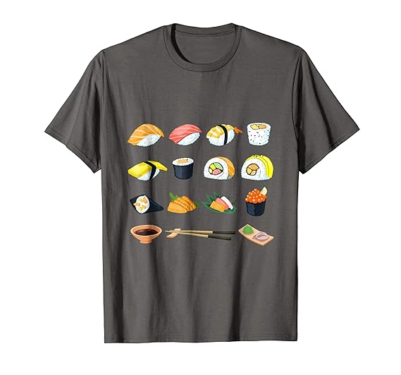 Amazon.com: My Favorite Sushi Tee Sushi Kit T-Shirt: Clothing