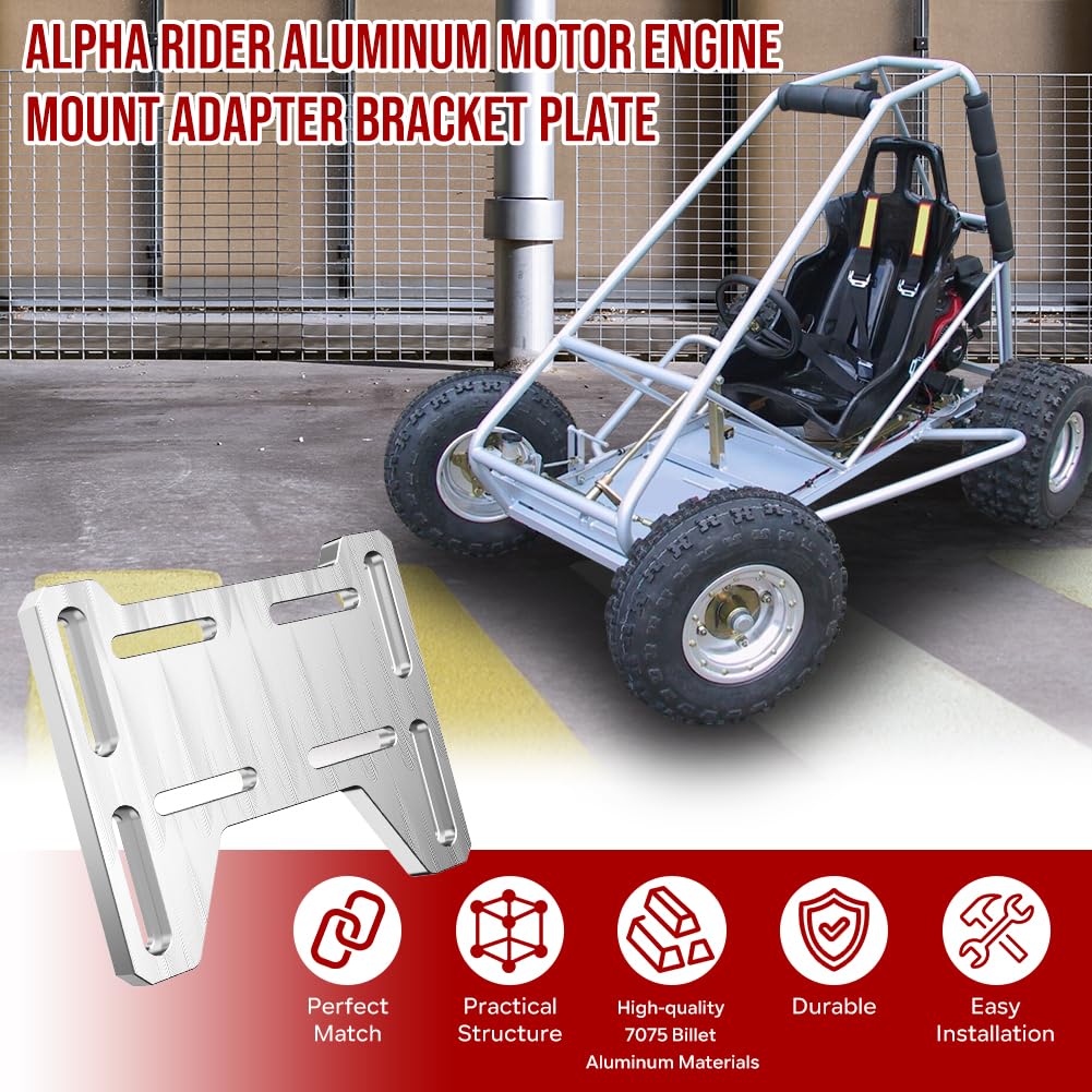 Mua Alpha Rider Motor Engine Mount Adapter Bracket Plate Aluminum for ...