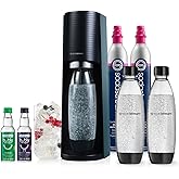 Amazon.com: sodastream x Sparkling Water Maker Limited Edition Bundle (Black) Fizzi Kit With ...