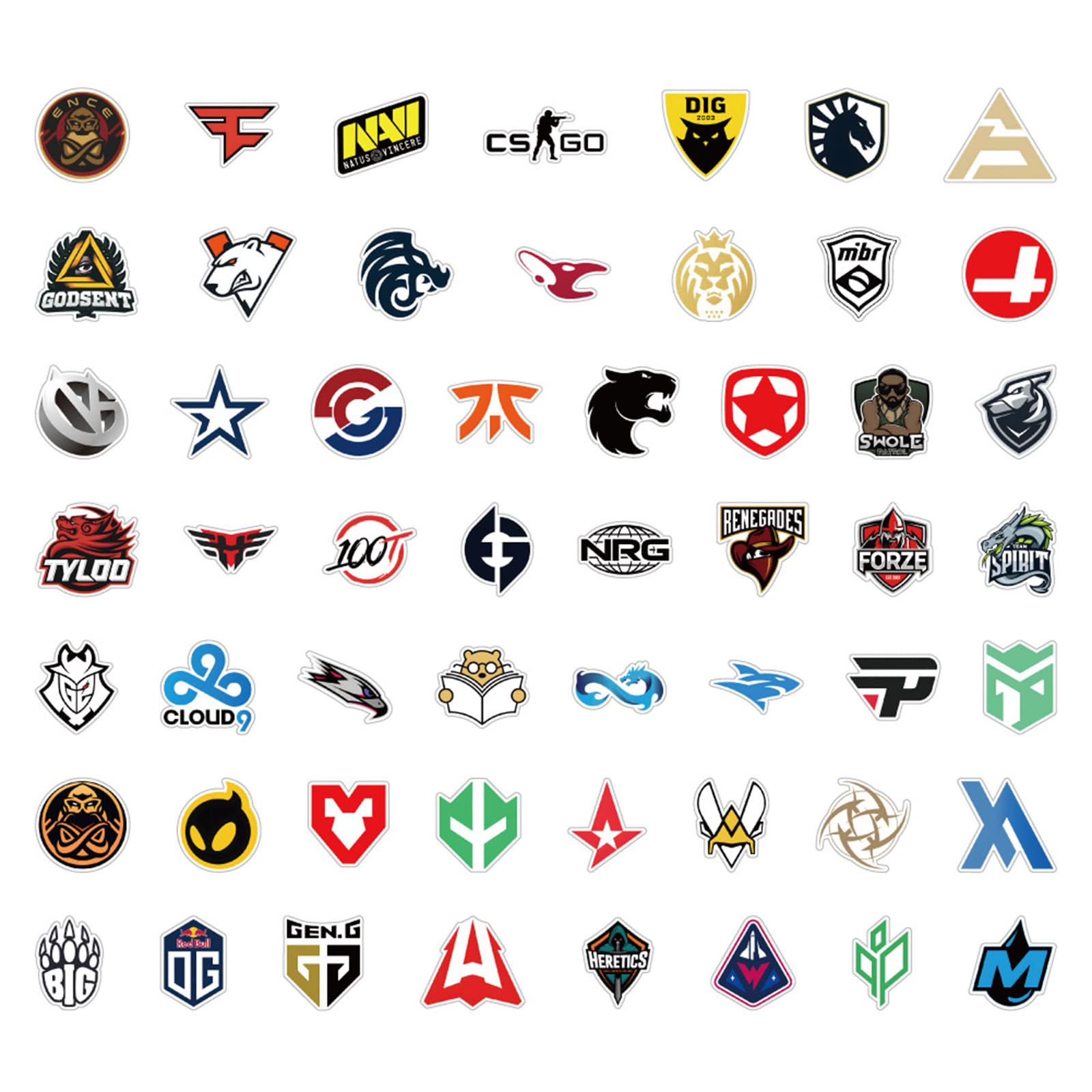 Mua 50pcs Cool CSGO Game Stickers for Laptop, Counter-Strike Shooting ...