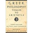 Greek Philosophy: Thales to Aristotle (Readings in the History of ...