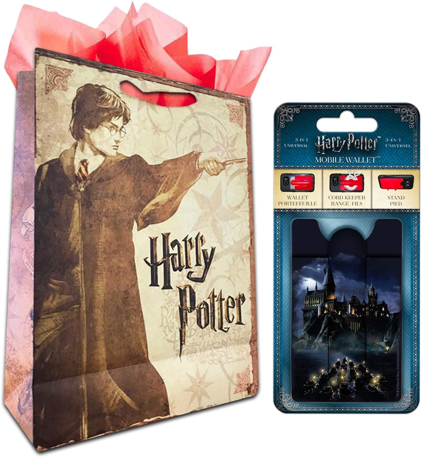 Amazon.com: Harry Potter Wallet for Phone Set - Deluxe Harry Potter ...