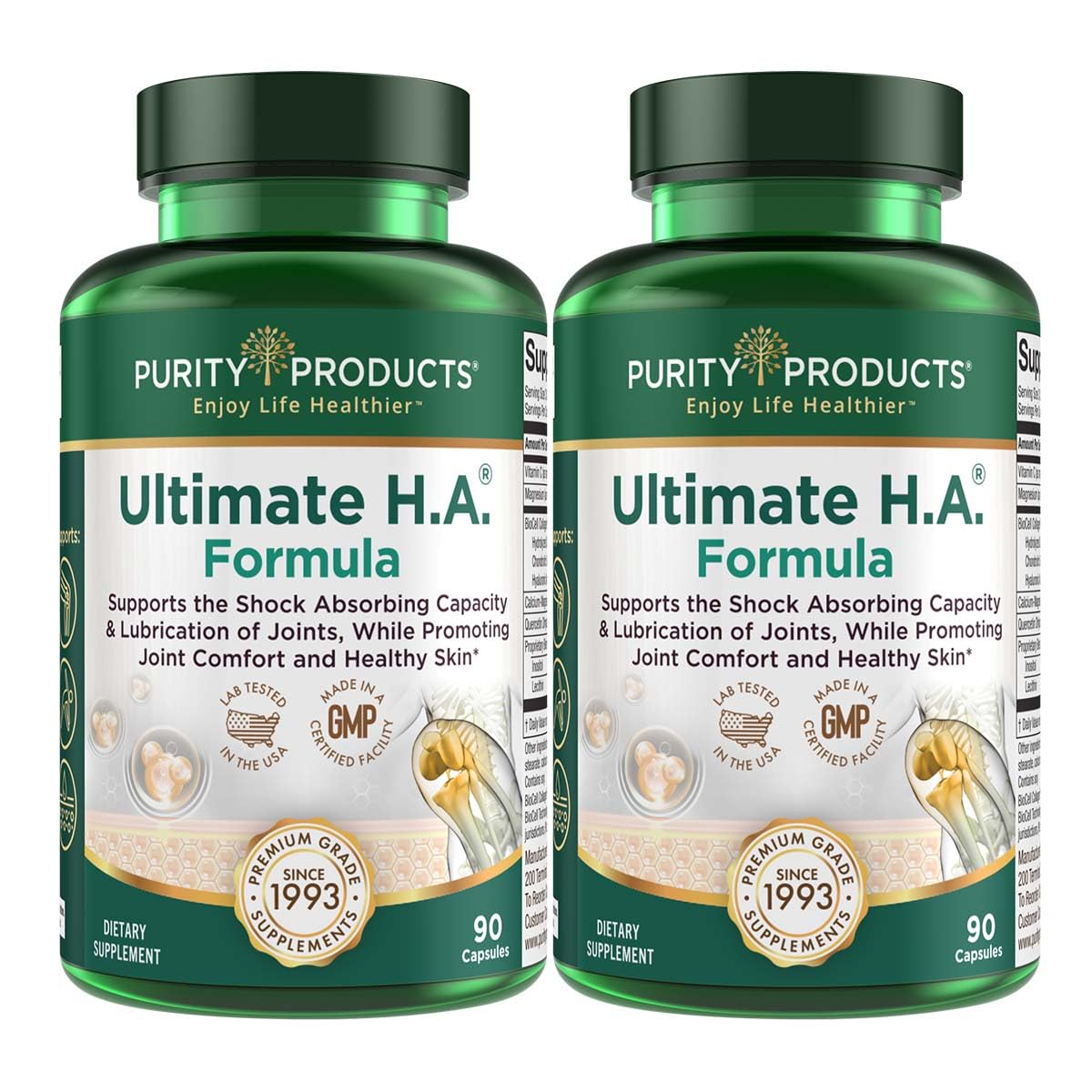 Purity Products Ultimate H.A. Formula - Clinically Studied BioCell ...