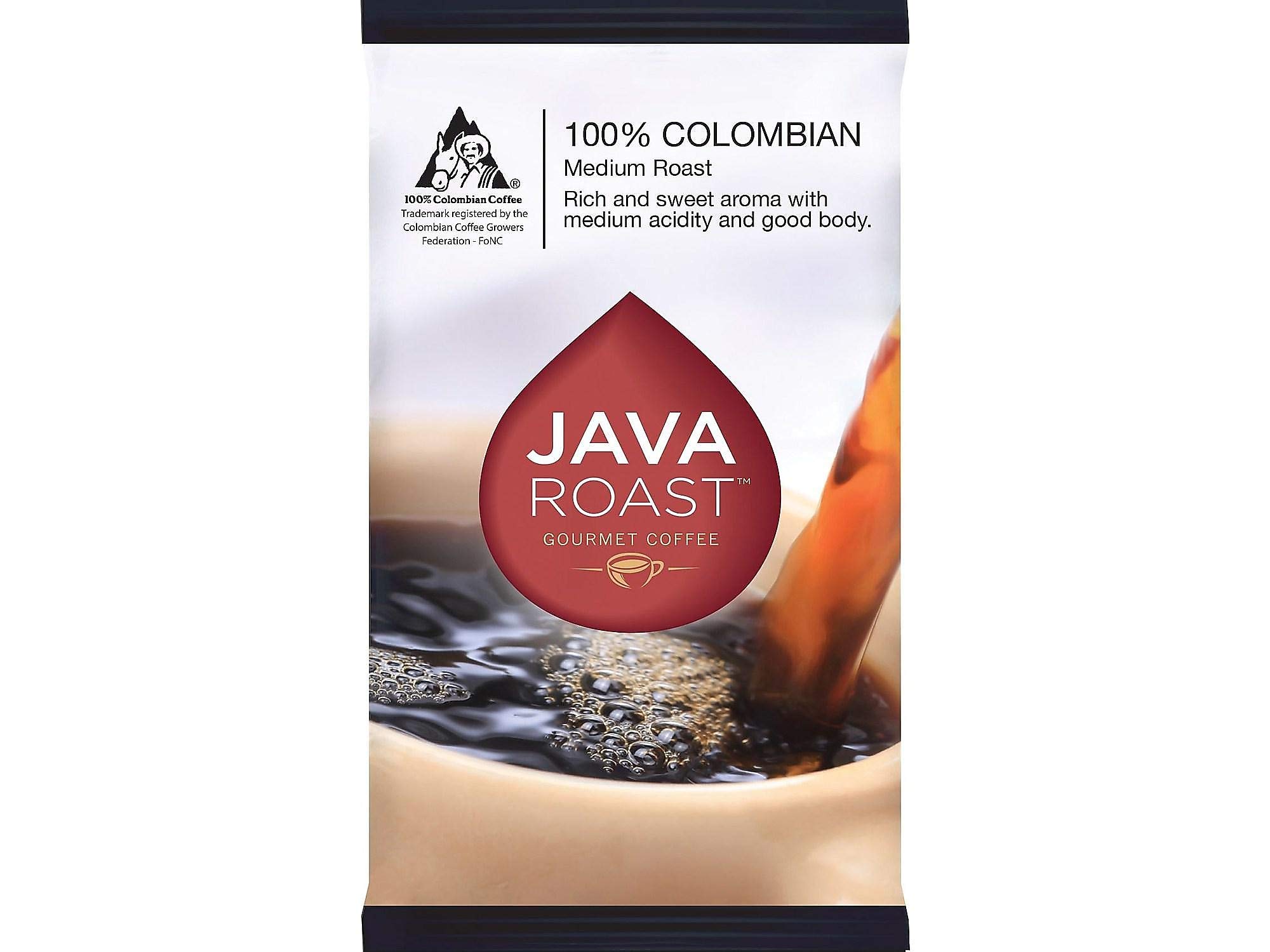 Java Roast 479695 Java Roast Gourmet Colombian Ground Coffee With Bonus ...