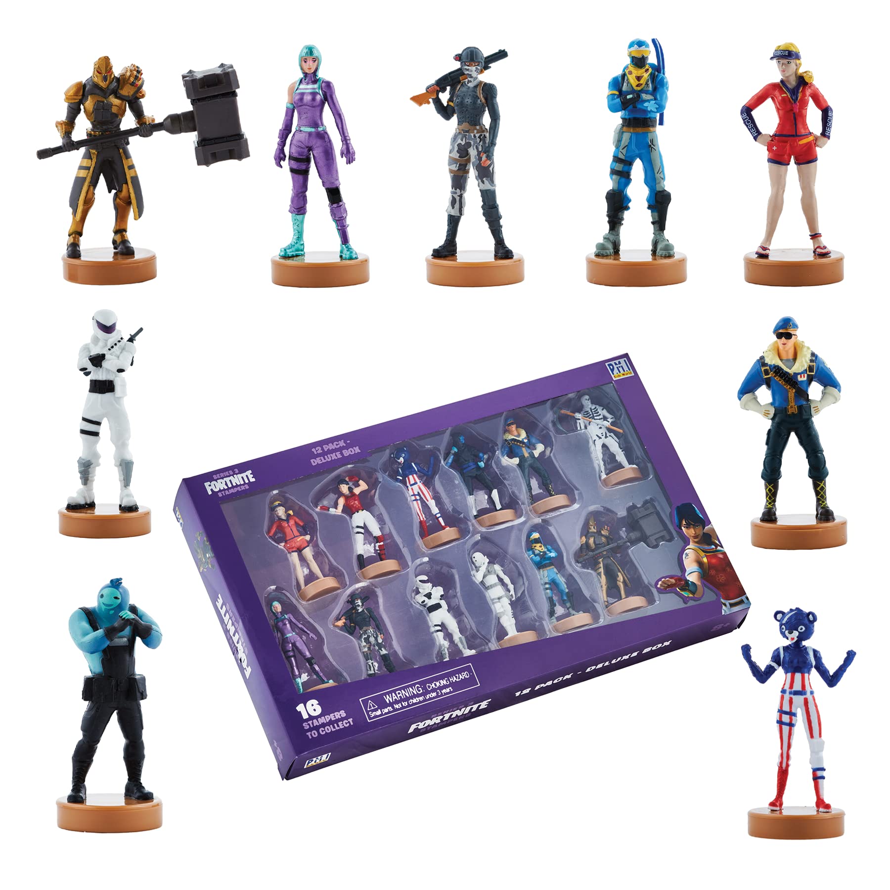 Mua P.M.I. Fortnite Toys - Authentic Action Figures with Stamp, 12 Pack ...
