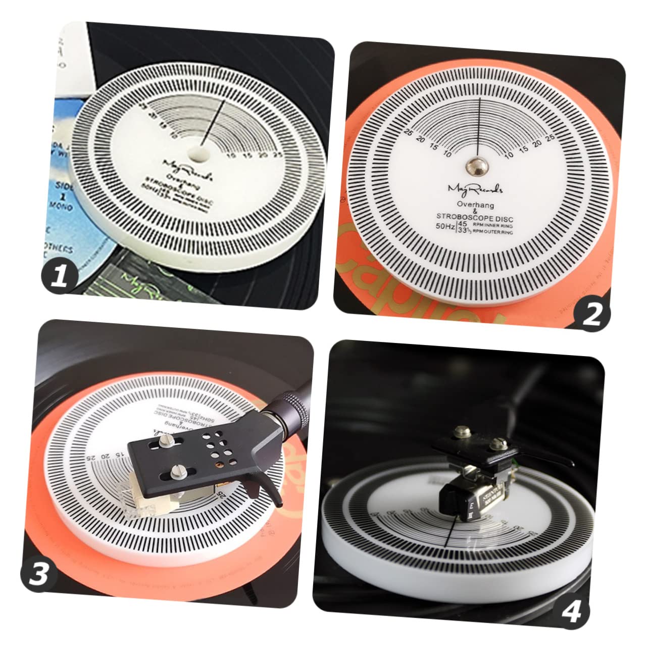 Mua FELTECHELECTR Vinyl Record Player Speed Vinyl Calibration Disc ...