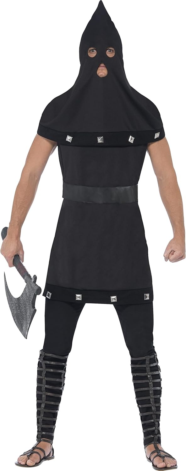 Men'S Dungeon Master/Medieval Executioner Halloween Fancy Dress Costume ...