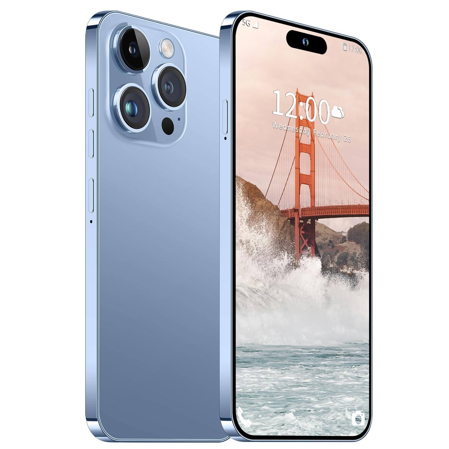 Huness I14 Pro MAX Smartphone Unlocked Cell Phone, Battery 6800mAh 6.82 ...