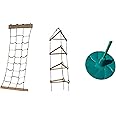 Amazon.com: Cargo Climbing Net, Triangle Rope Ladder and Disc Swing ...